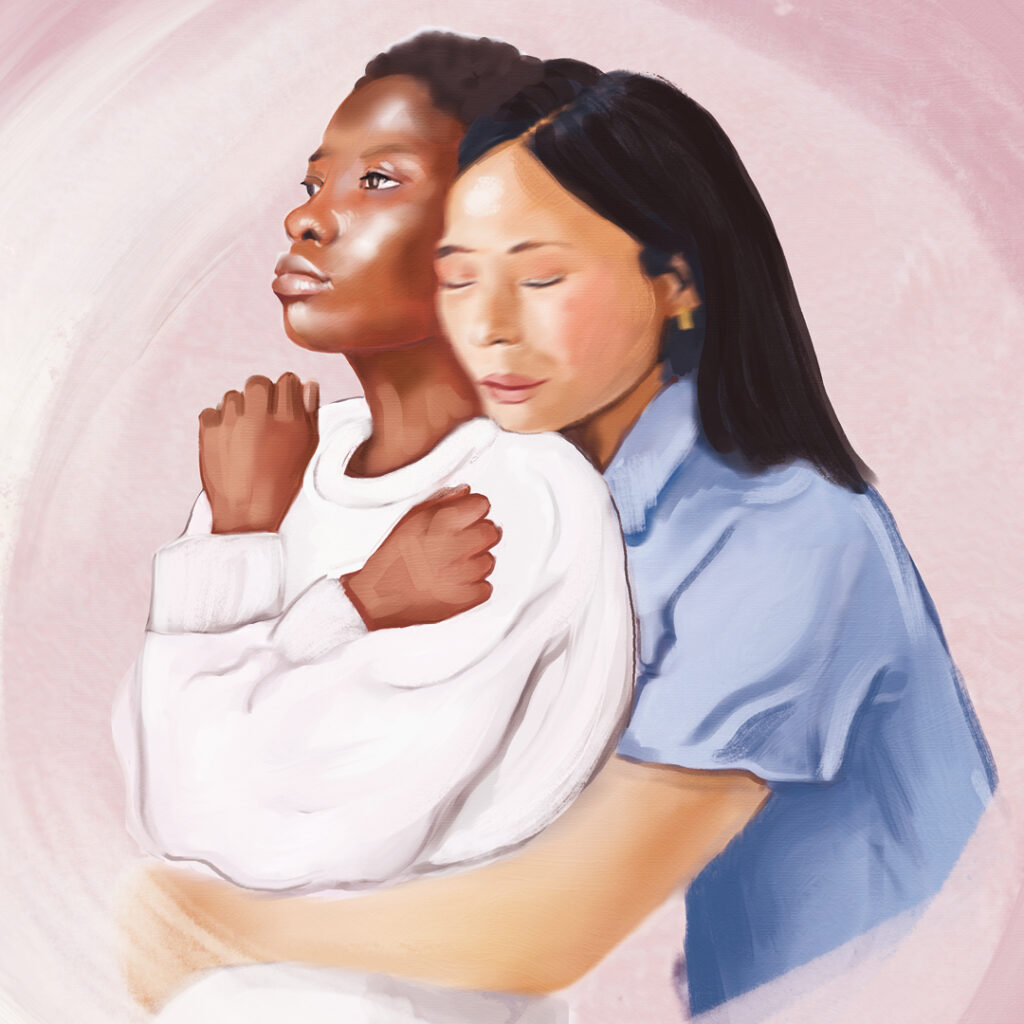 To hug or not to hug? - Breathe